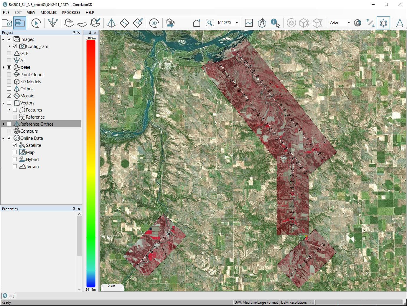 Cornerstone Mapping Employs Correlator3D for Agricultural Resource Monitoring
